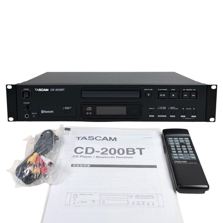 TASCAM CDプレーヤー Bluetoothレシーバー搭載 CD-200BT