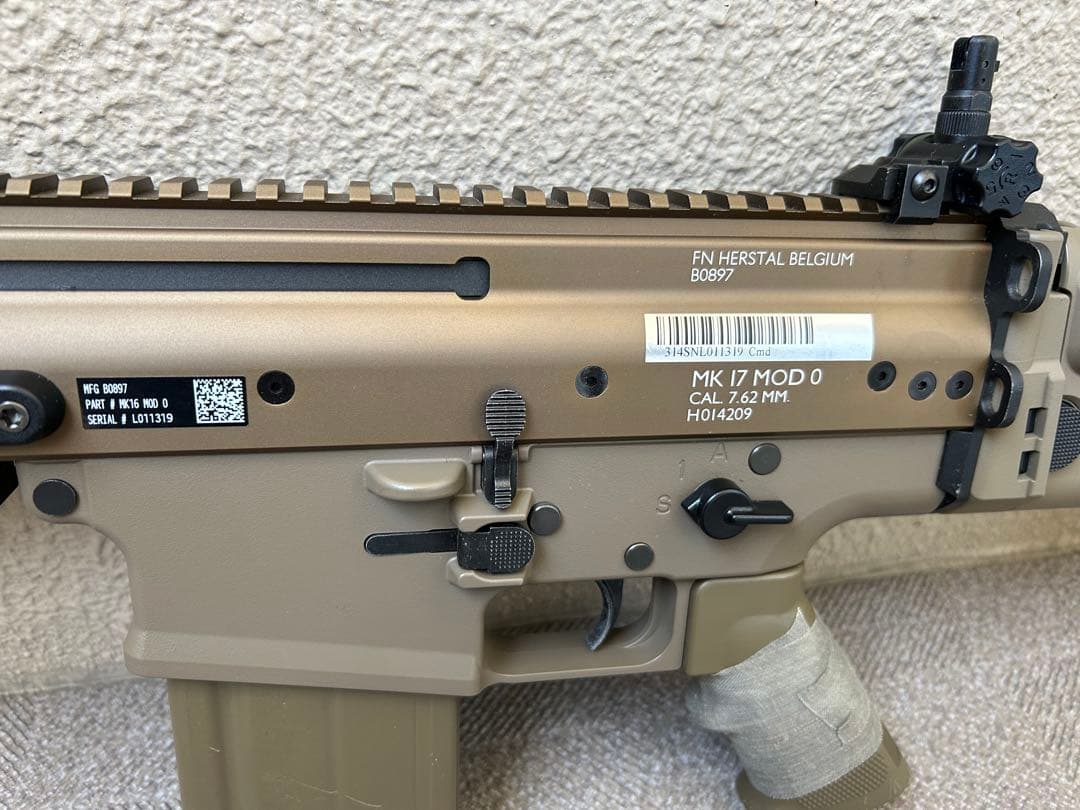 マルイ 次世代電動ガンscar-h （ライラクス製強化ギア組込）ジャンク扱い