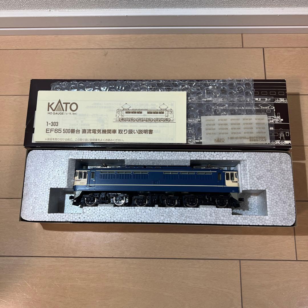 鉄道模型　HOゲージ　 カトー　EF65 500番台　（特急色：旅客用）