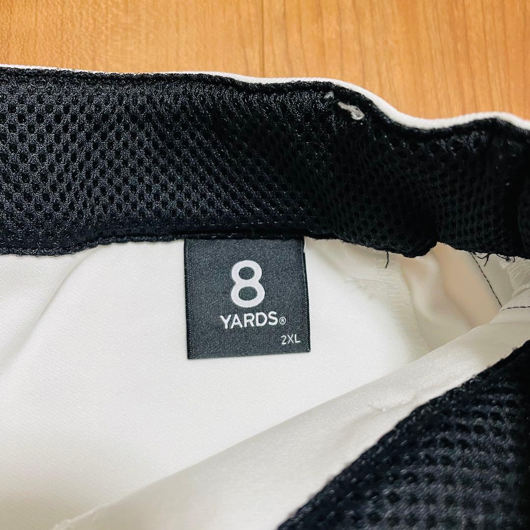8yards セットアップ　ライトグレー　ホワイト　2XL ゴルフ