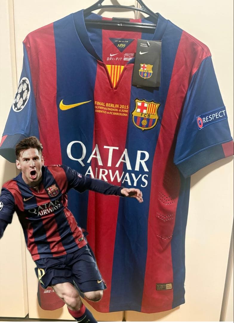 FC Barcelona Messi 2015 タグ付き　CL