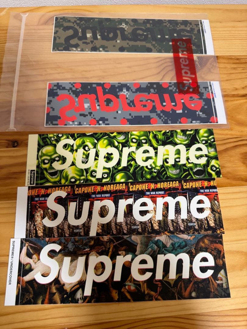 Supreme ステッカー 5枚セット ギャルソン　アンダーカバー capone