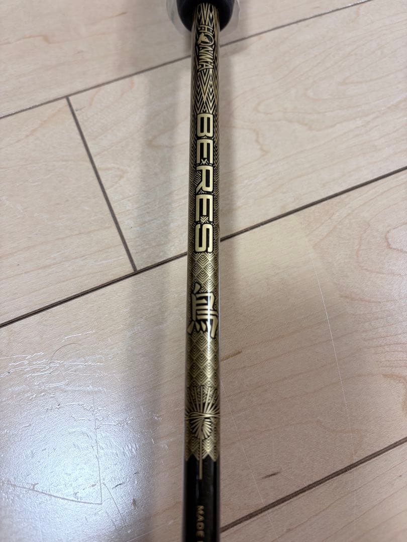 新品 未使用 HONMA ゴールド パター ヘッドカバー付き