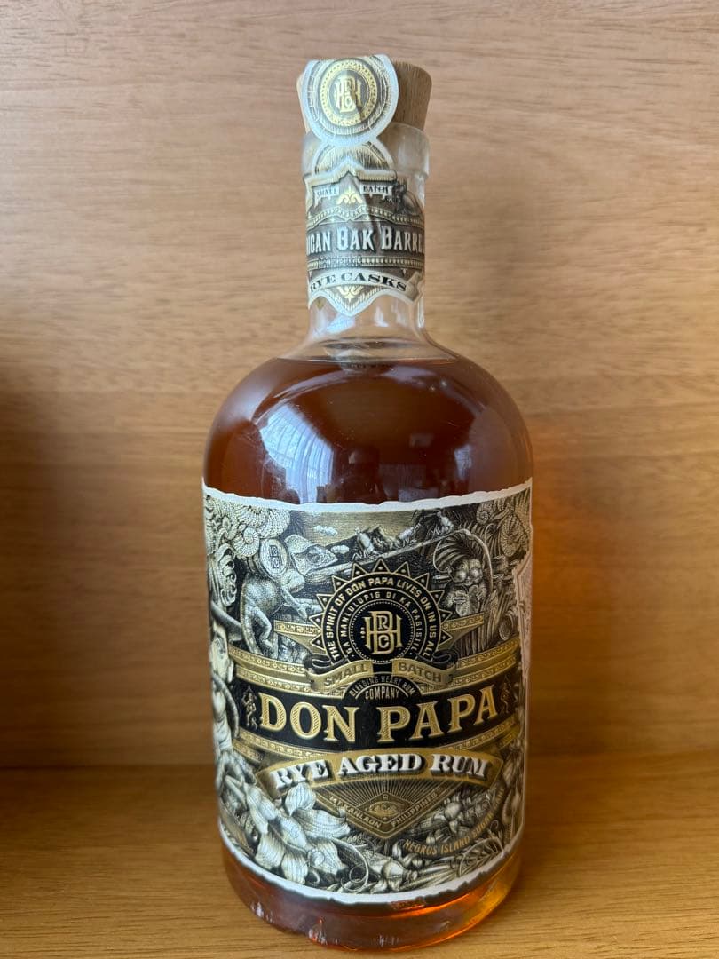 【入手困難】Don Papa Rye Caskドンパパライキャスク箱付