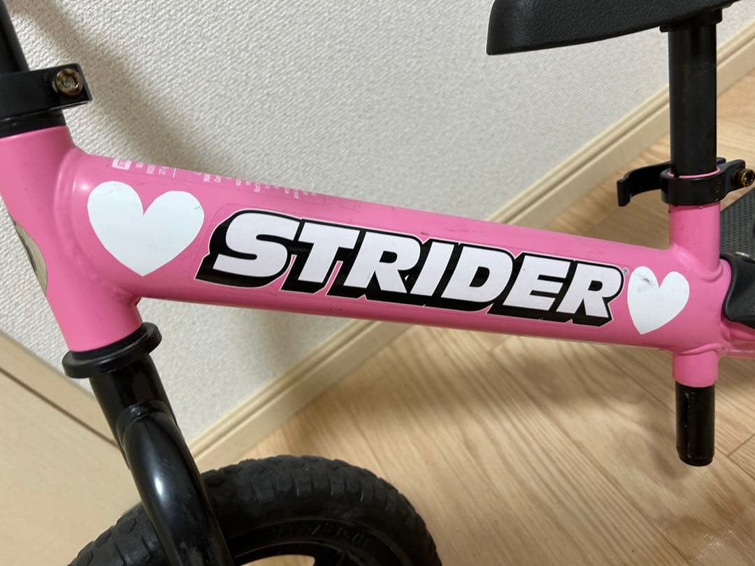 【美品】STRIDER 12 SPORT バランスバイク ピンク