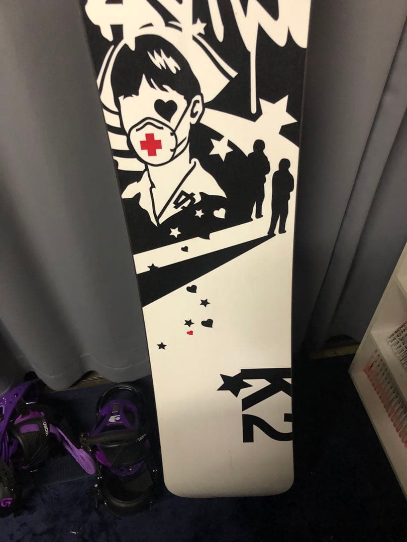 K2 Parkstar 154cm スノーボード バートンヴィンディング