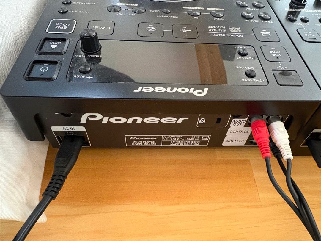 Pioneer CDJ-350 2台 とJDM-350 1台のセット