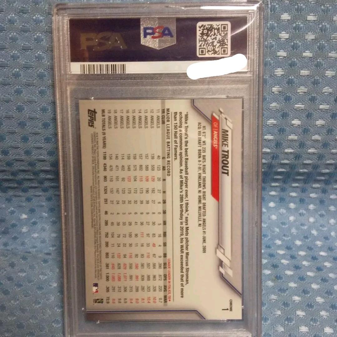 マイク・トラウト PSA10鑑定済み
