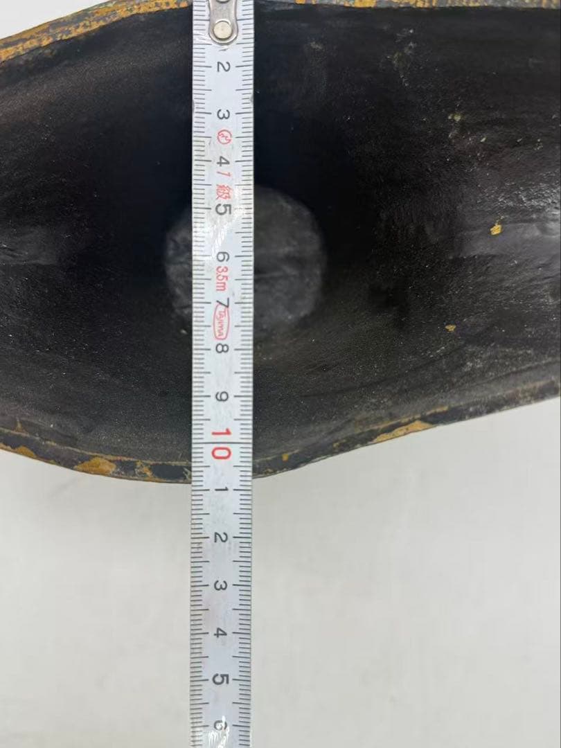 蓋付爵杯　嵌入紋　鉄製　送料込み251026