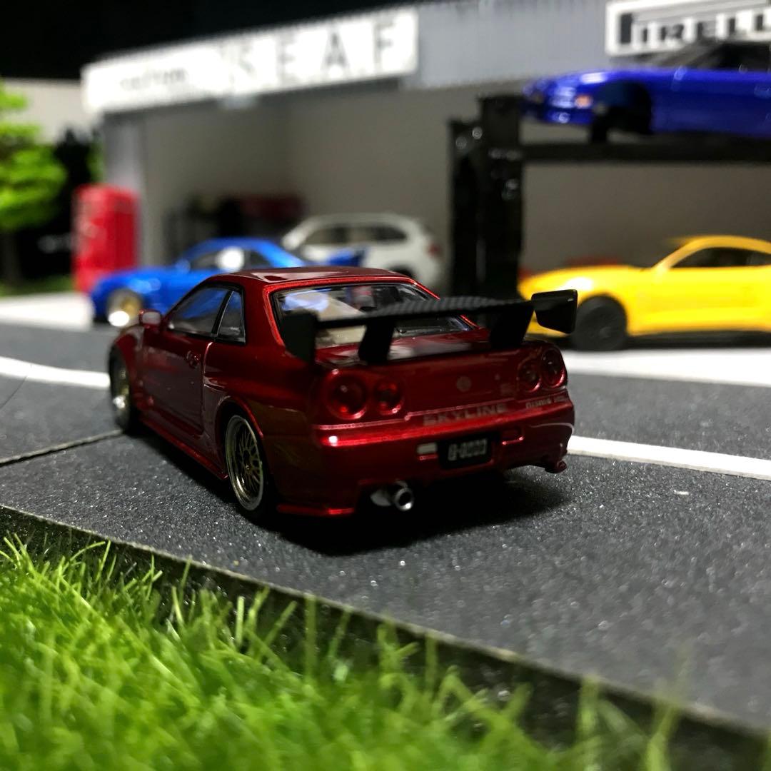 イグニッションモデル 1/64 スカイライン R34 GTR 限定レッド　未開封