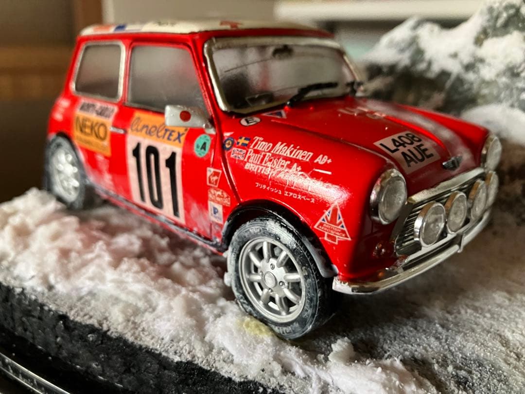 MiniCooper1/24フジミ1.3iモンテカルロ1994 ジオラマケース付