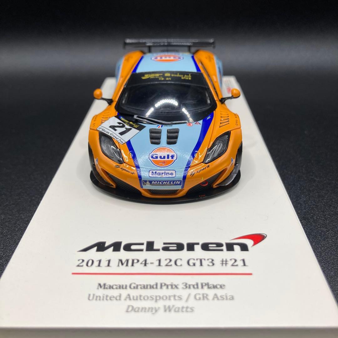 TSMMODEL 1/43マクラーレンMP4-12C2011マカオGP3位
