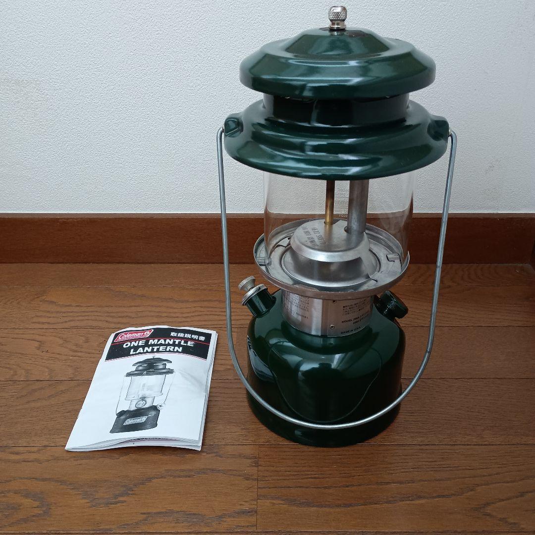 Coleman One Mantle Lantern グリーン 取扱説明書付き