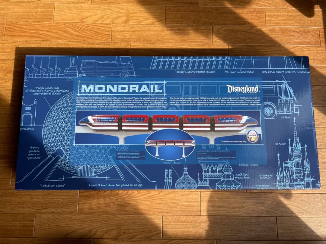 海外 ディズニー モノレール MONORAIL 2022 Disneyland
