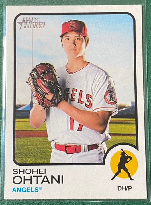 大谷翔平2022 ToppsHeritageチーム名カラースワップSP