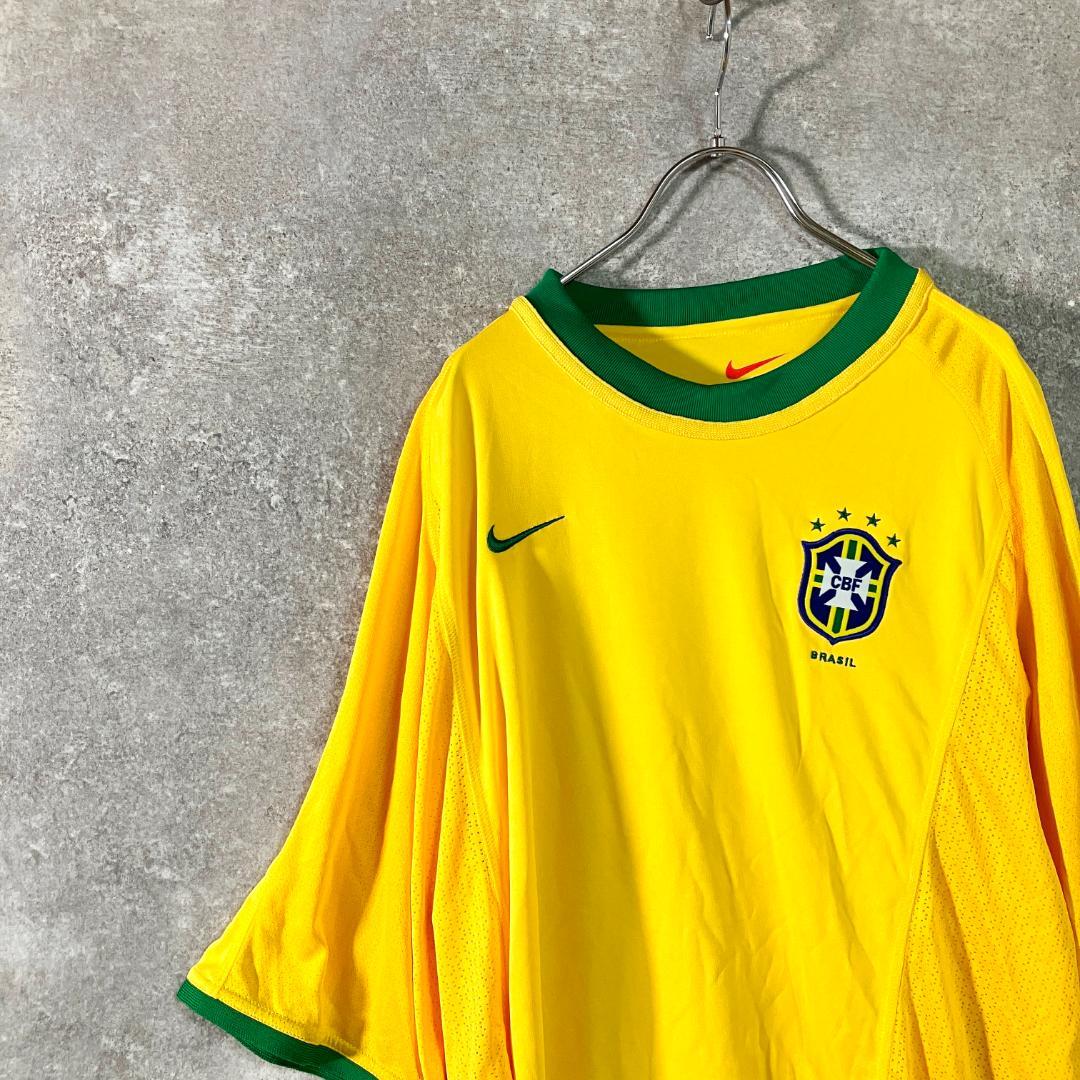NIKE ユニフォーム　サッカー ブラジル代表 CBF　00-02 紙タグ付き