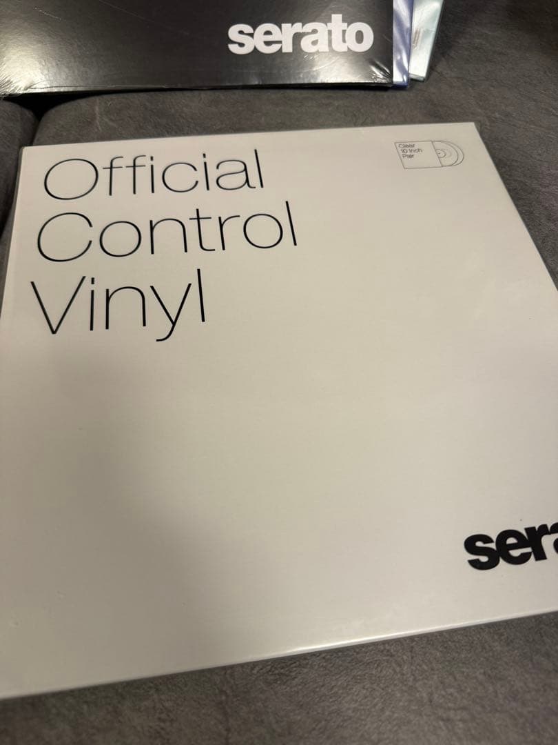 Serato Control Vinyl コントロールバイナル 10インチ　透明