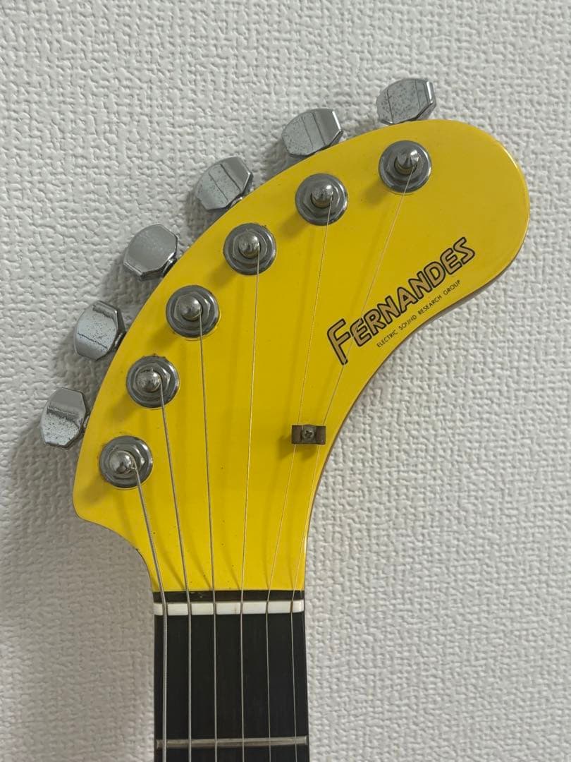 FERNANDES ZO-3 イエロー アンプ内蔵エレキギター