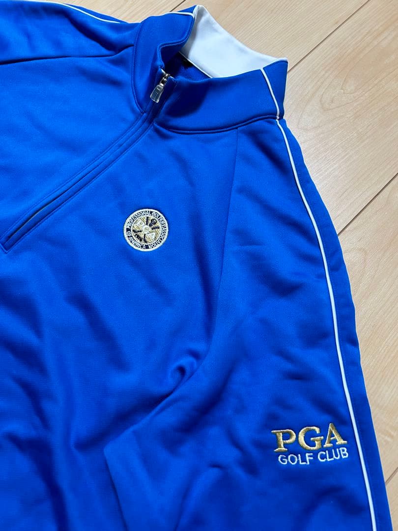 アメリカPGA of America GC限定アディダスコラボハーフジップ（L）