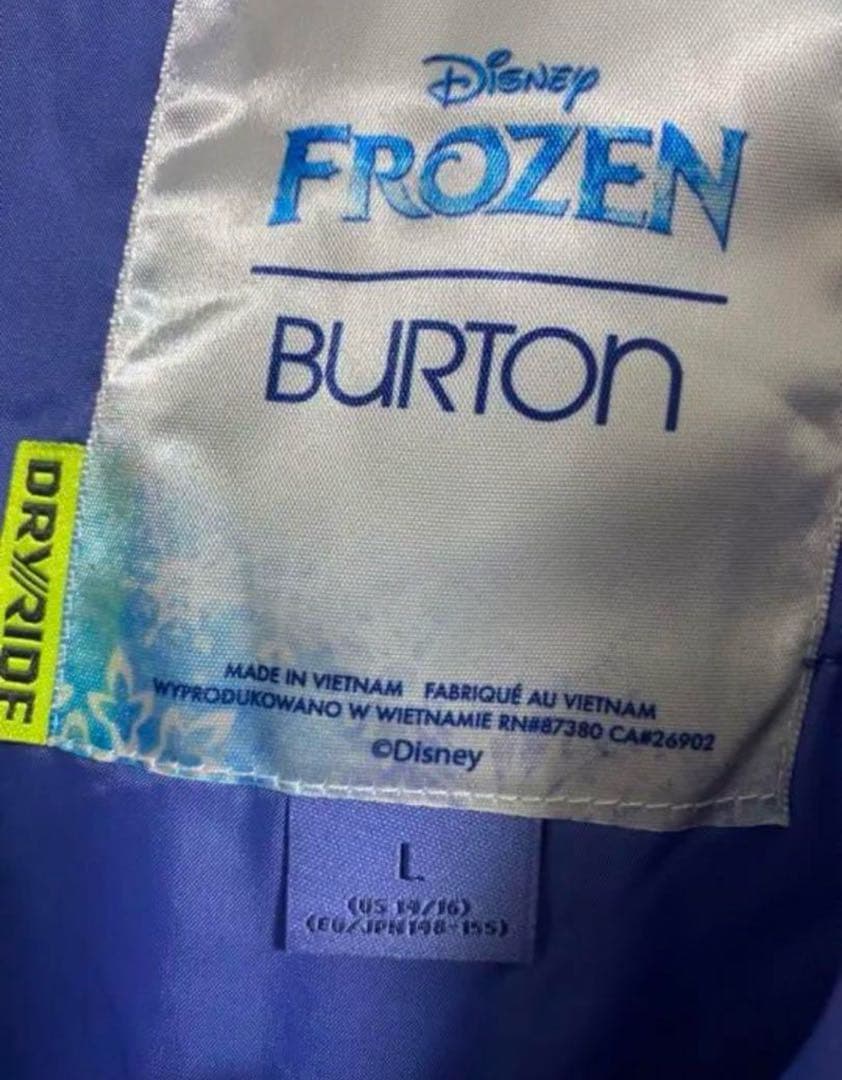 【150cm】新品未使用 タグ付き BURTON アナ雪コラボモデル キッズL