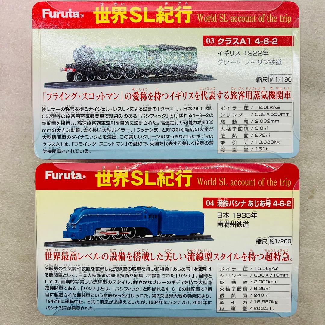 【コンプリートセット/7個】フルタ 世界SL紀行 鉄道模型 フィギュア