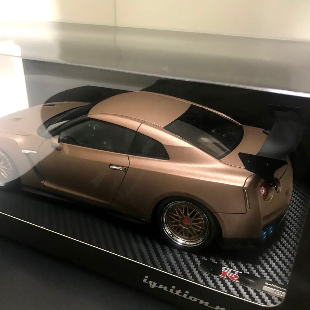 イグニッションモデル 1/18 日産 GT-R (R35) マットブラウン