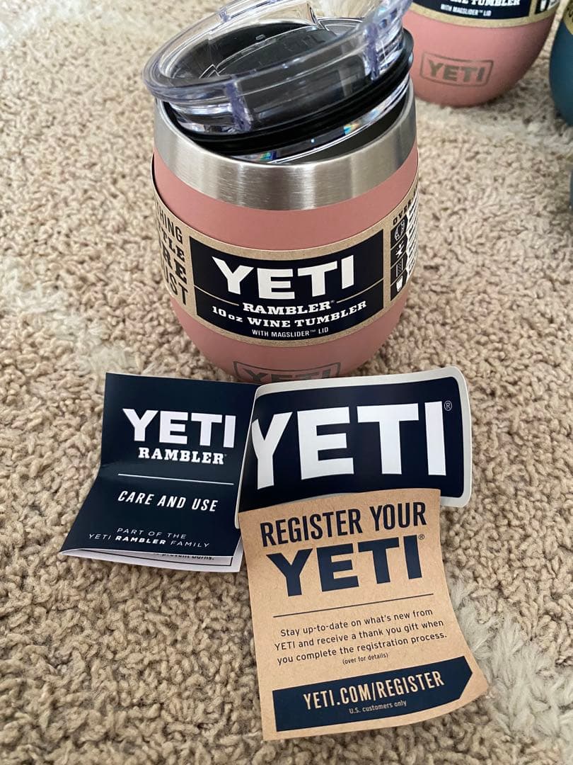 YETI Rambler 10 oz Wine Tumbler ピンク2個