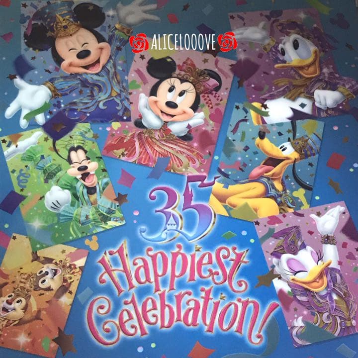 ミニー＊TDL＊ディズニーランド＊35周年＊クリアファイル