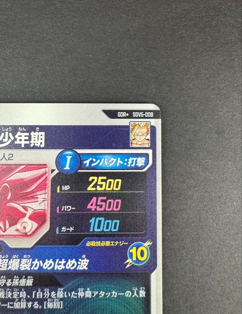 ドラゴンボールスーパーダイバーズ 5弾 孫悟飯 パラレル