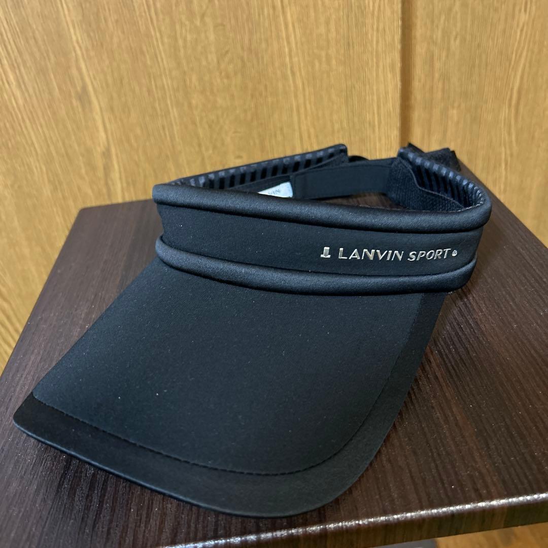 LANVIN SPORT ブラック バイザー