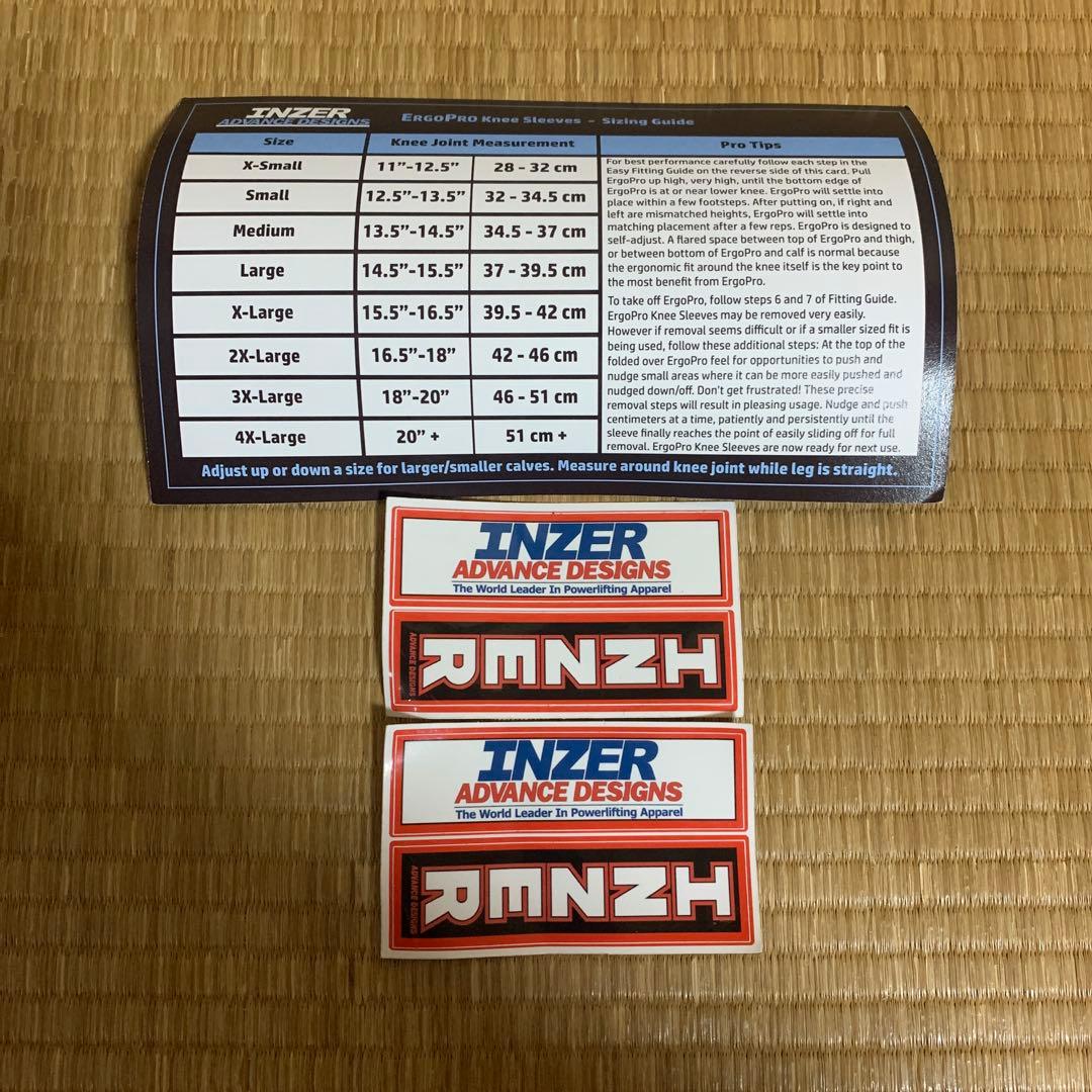 インザー INZER ニースリーブ エルゴ プロ S