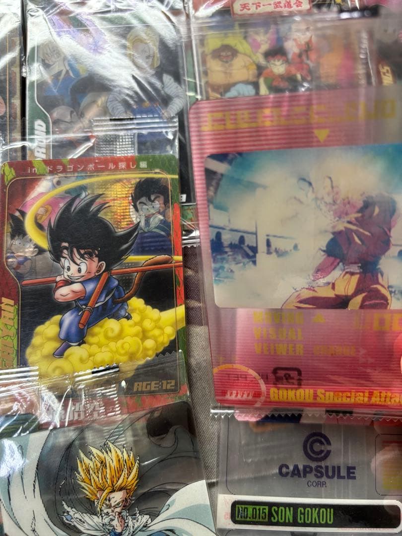 ドラゴンボール ウエハース カード 3D森永 未開封 まとめ売り 42枚
