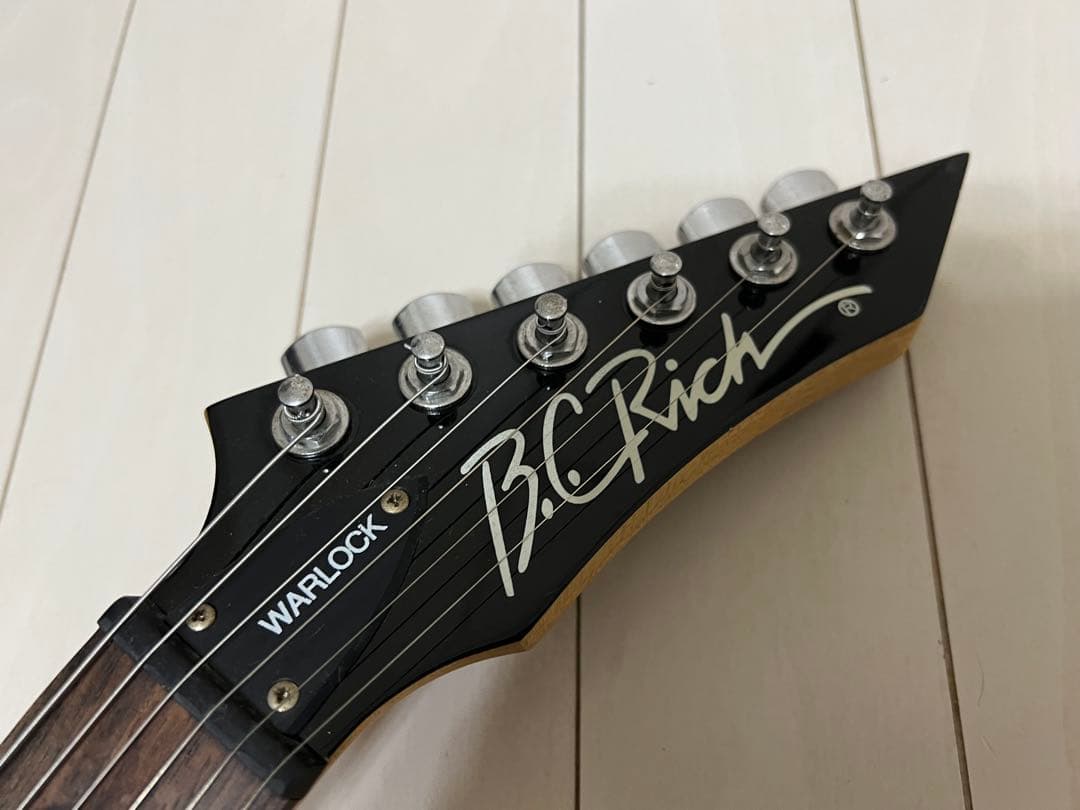 ★B.C.RICH WARLOCK ワーロック ブラック　美品★ エレキギター