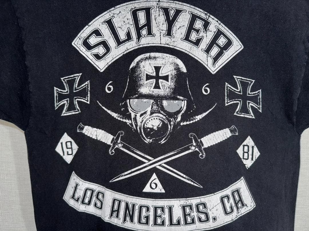 SLAYER Tシャツ XL ガスマスク スラッシュ メタル バンド ビンテージ