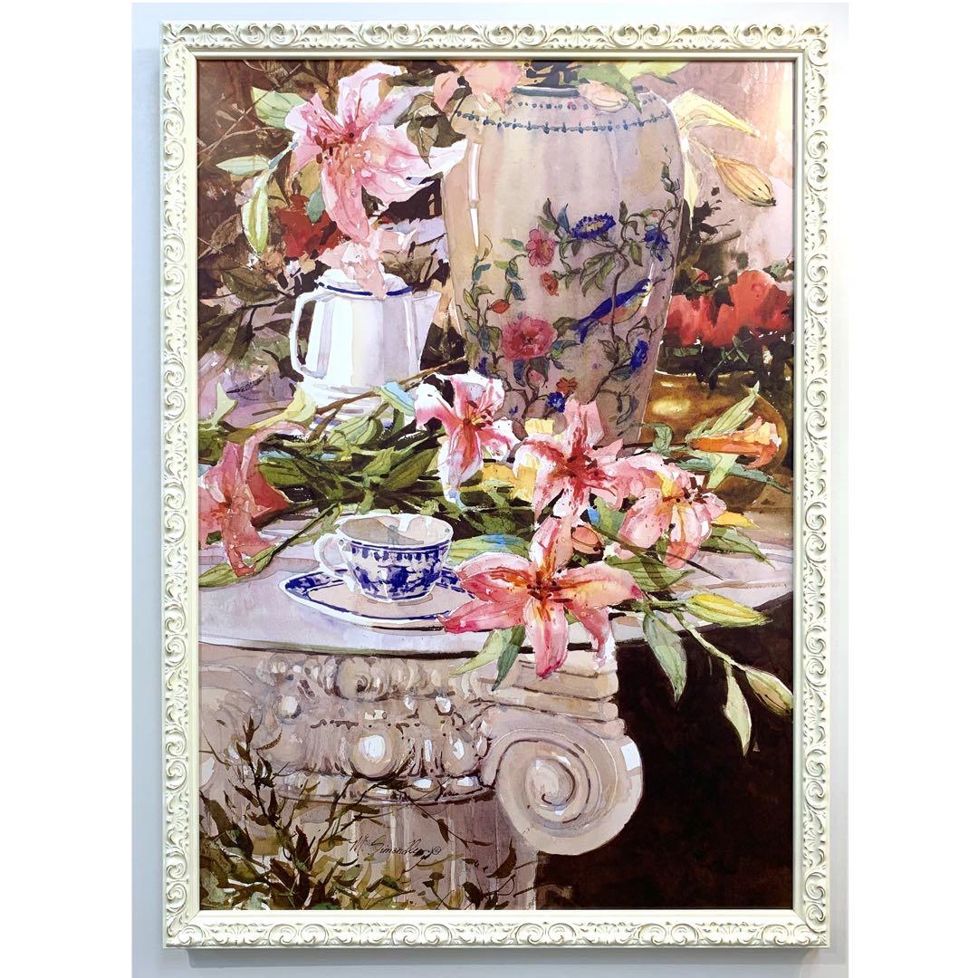 花 絵画 ポスター （大）