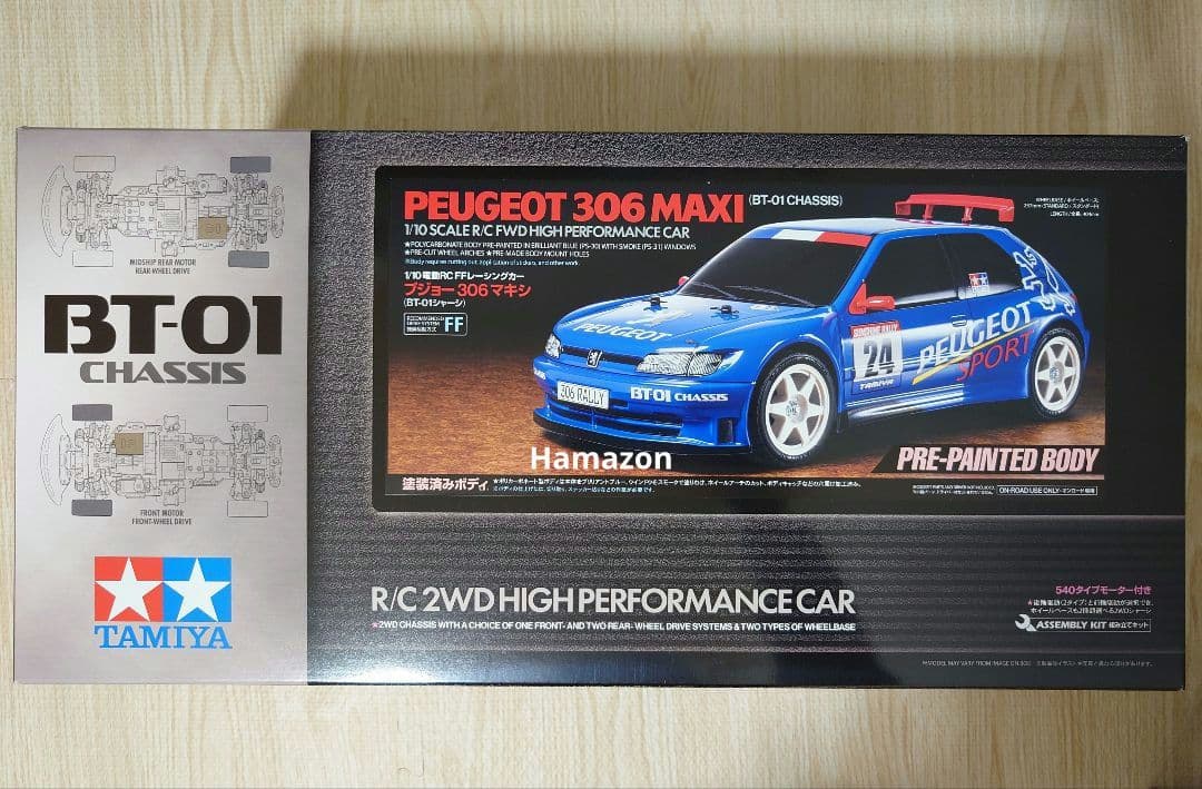 【新品】タミヤ PEUGEOT 306 MAXI BT-01 RCカー