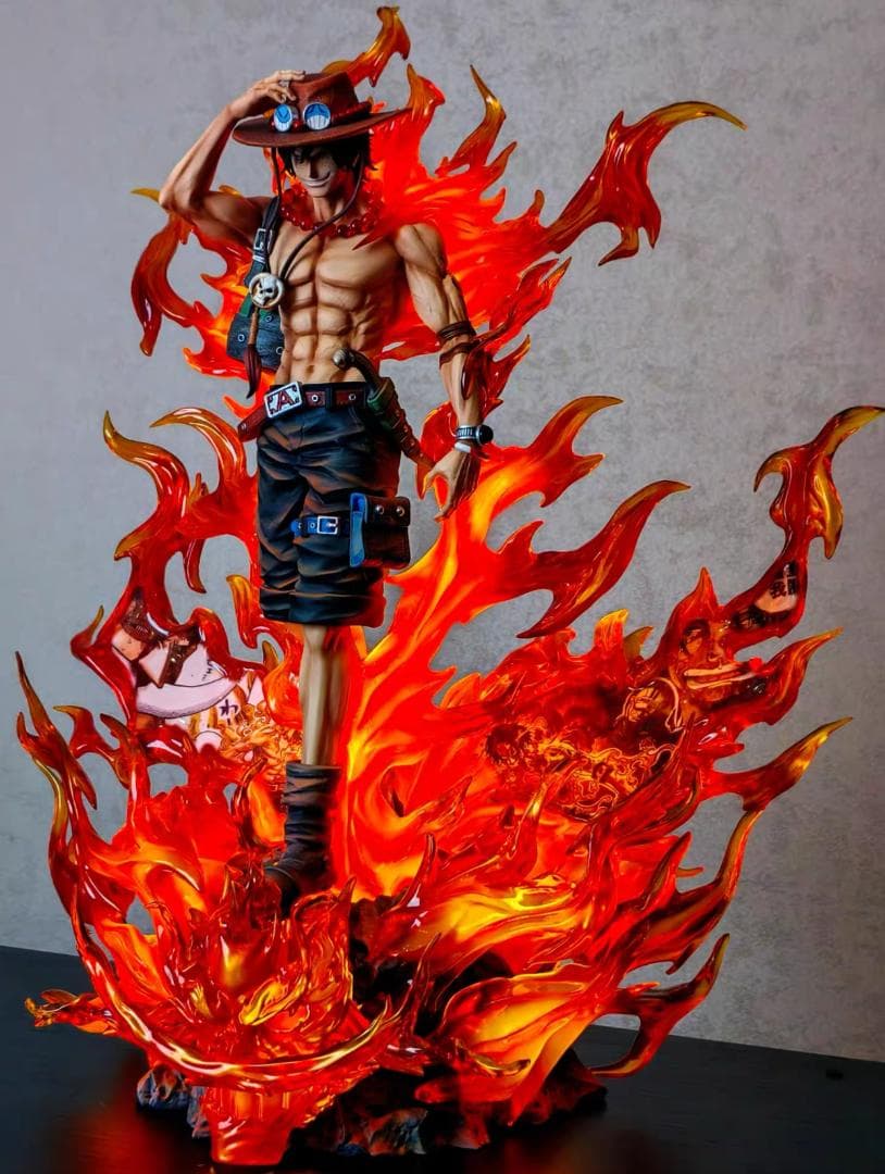 ONE PIECE ポートガス·D·エース 1/6 彫刻フィギュア 海外限定