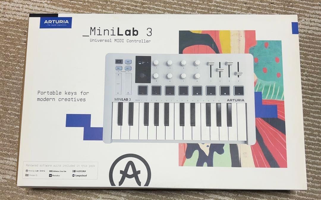 ARTURIA MiniLab 3 MIDIコントローラー 新品未使用