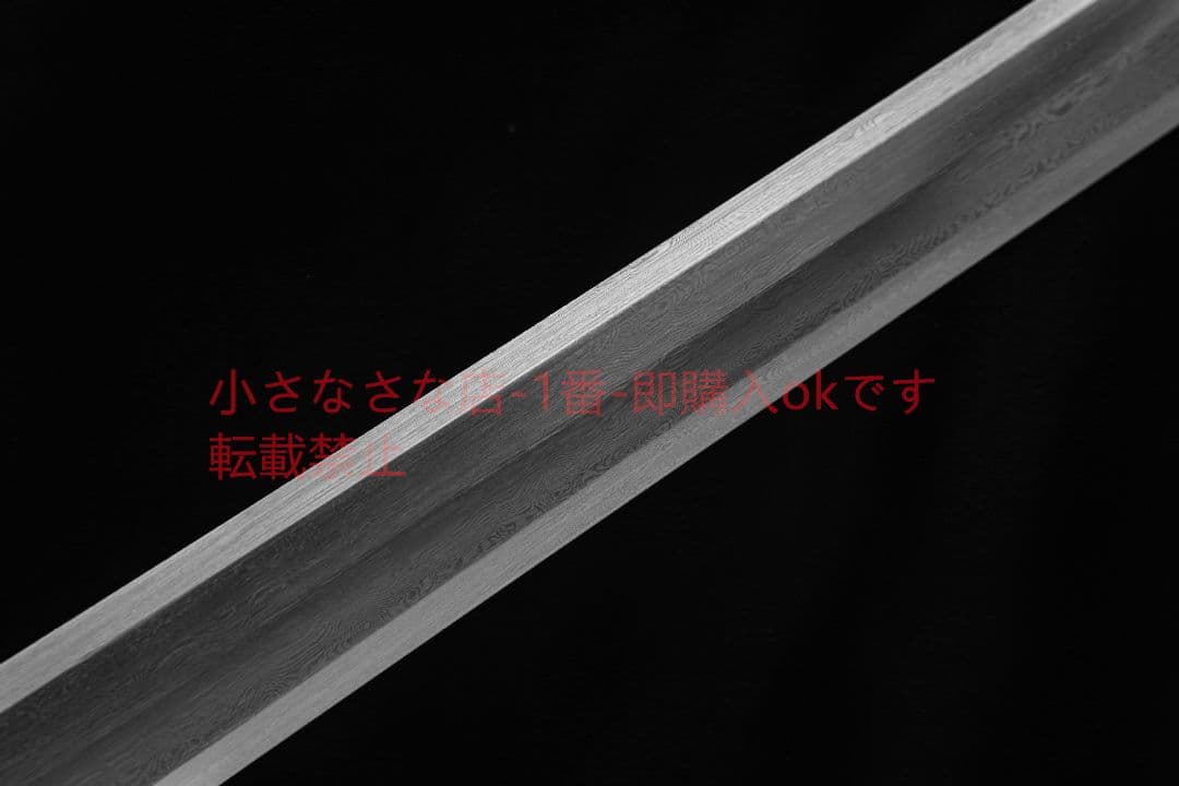 ポリ福剣銅装鎏金銀花紋鋼黒檀 古兵器 武具 刀装具 日本刀 模造刀 居合刀