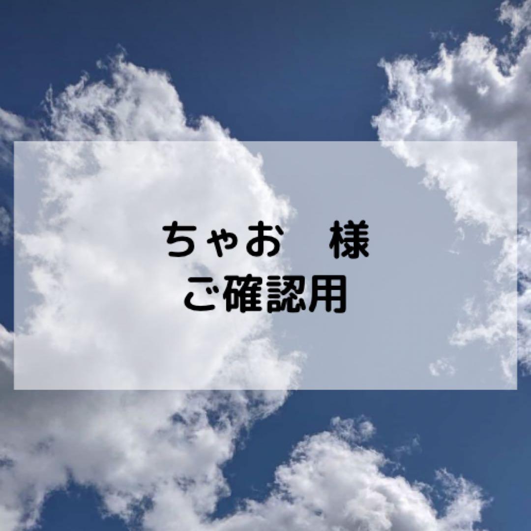 ちゃお様ご確認用ページ