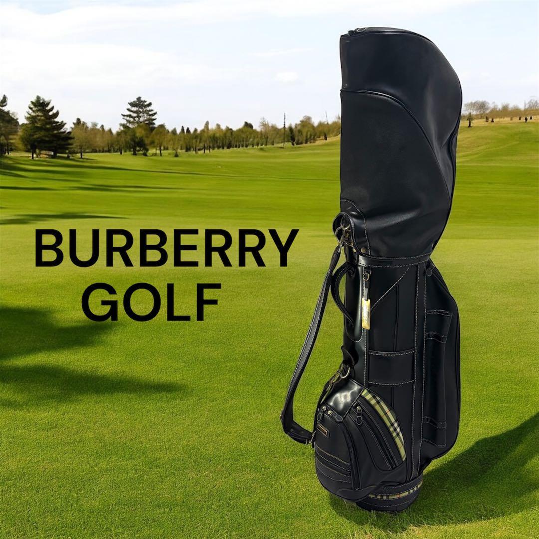 BURBERRY GOLF キャディバッグ 黒
