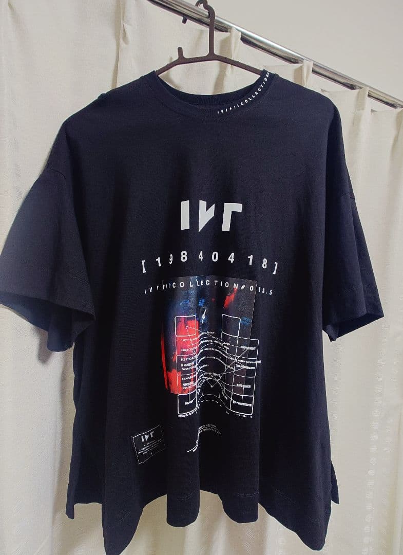 アイケーイー ＃013.5 SLIT T-SHIRT BLACK SIZE 1