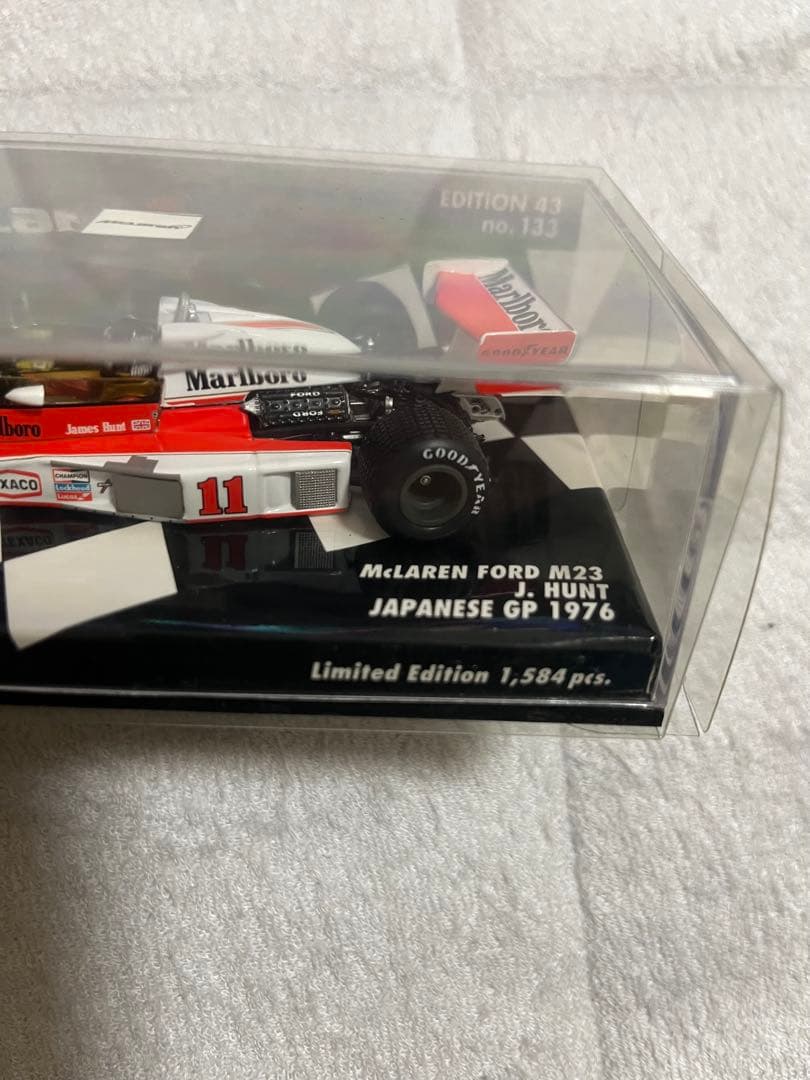 F1マクラーレンフォードM23 ジェームスハント 1976年日本GP ミニカー