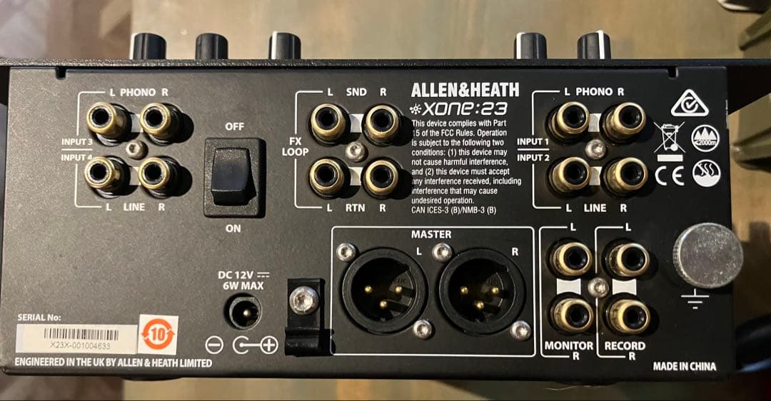 ALLEN & HEATH xone:23 プロフェッショナルDJミキサー