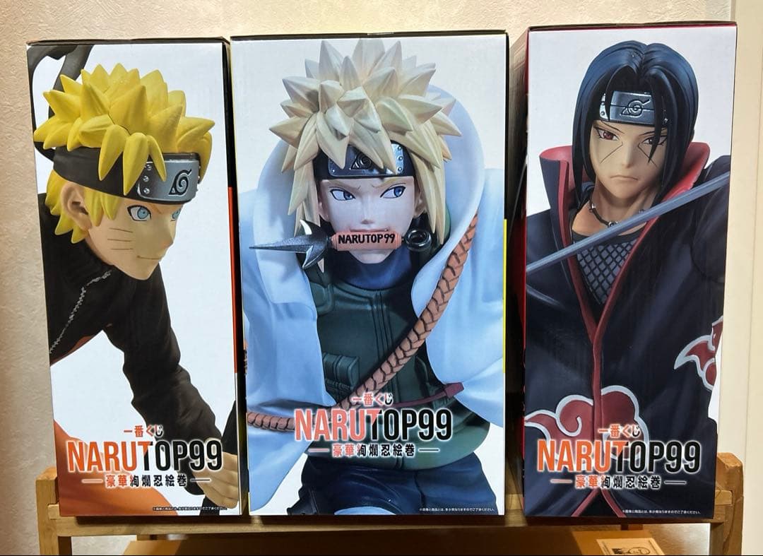 ナルト 一番くじ NARUTOP99　B賞・C賞・D賞フィギュア　3点セット