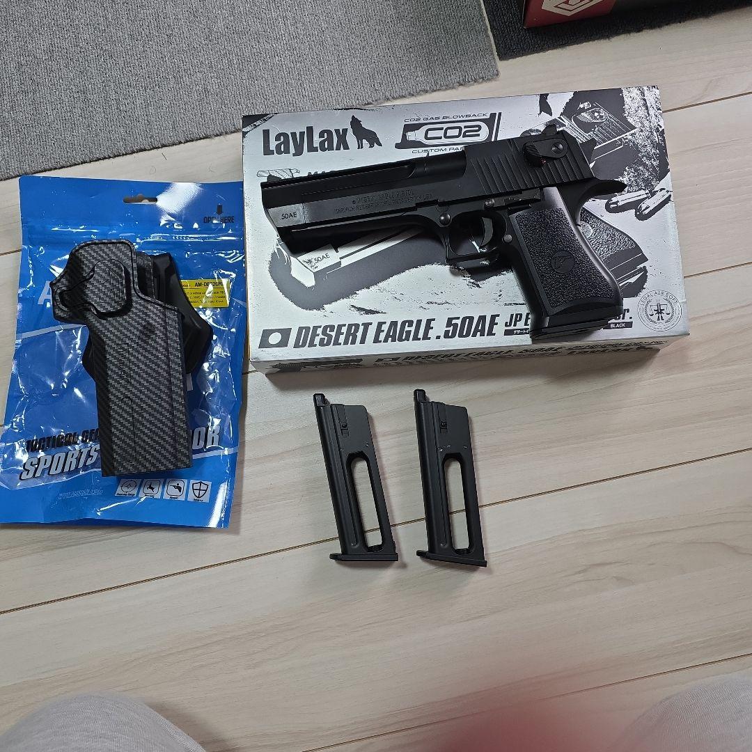 Lay Lax DESERT EAGLE .50AE CO2ガスガン おまけ付き