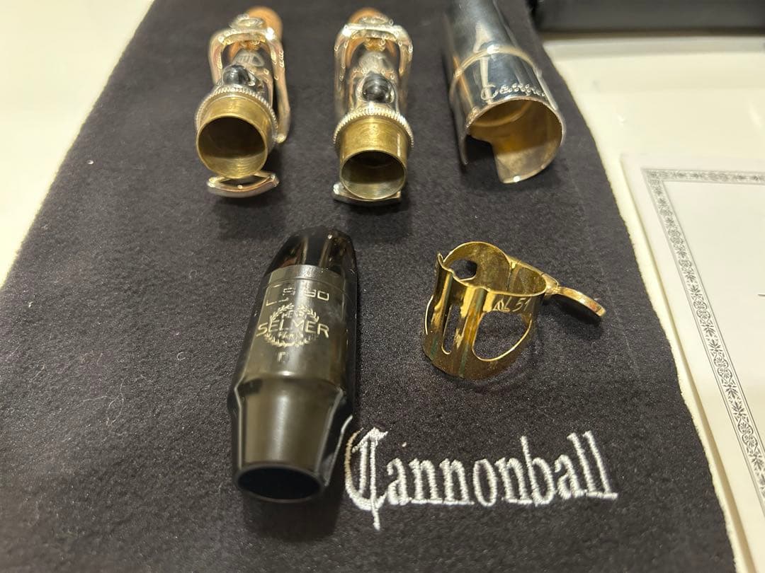 Cannonballソプラノサックス　GS5-Bブラックニッケル　美品