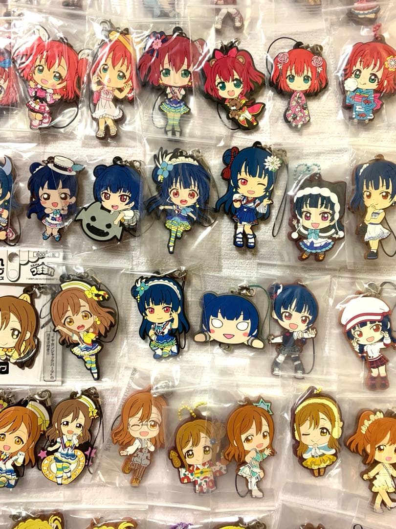 ラブライブサンシャイン　Aqours ラバーストラップ　アクキー　セット