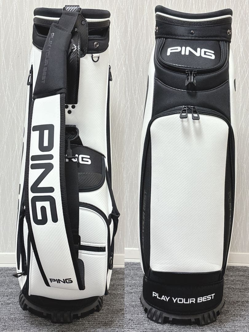 超美品❗️PING 9.5型 キャディバッグ ビックロゴ 大変希少なモデル