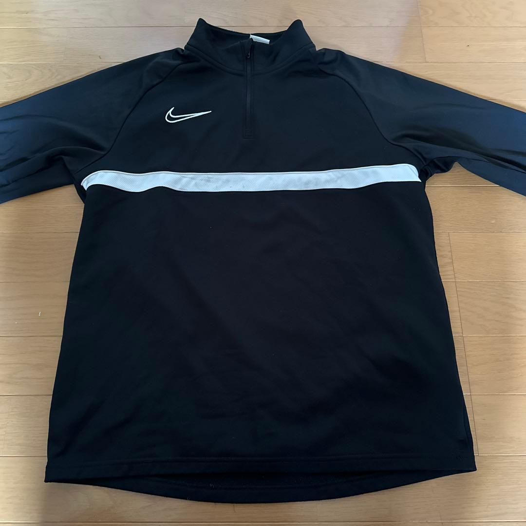 Nike ブラック ハーフジップジャージ XL